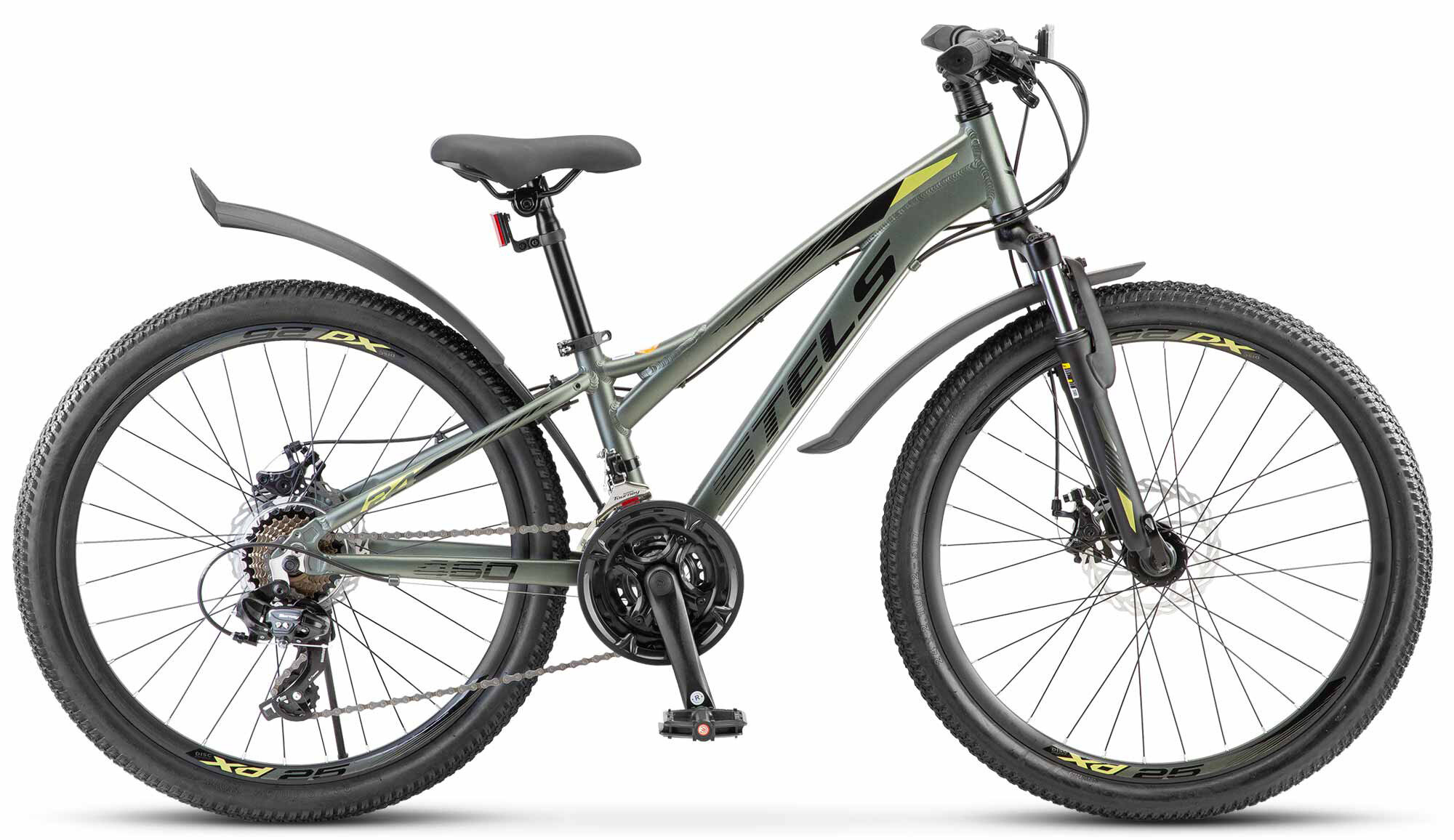 Подростковый велосипед Stels Turbo 460 MD Z010 (2025) 24 Темно-зеленый (125-155 см)