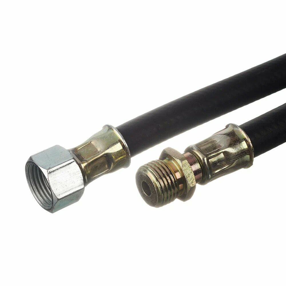 Шланг для газа резиновый 1/2 ВР(г) х 1/2 НР(ш) 87 см, черный