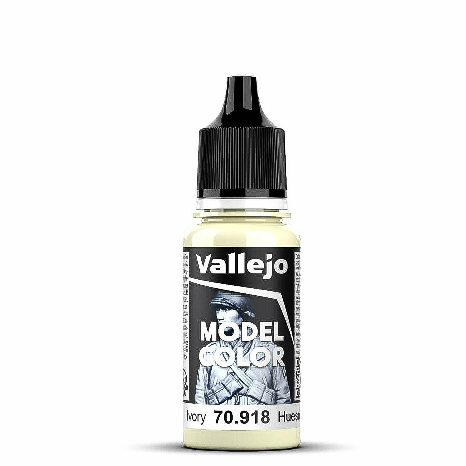 Краска акриловая Vallejo серии Model Color - Ivory 70918, матовая, 18 мл