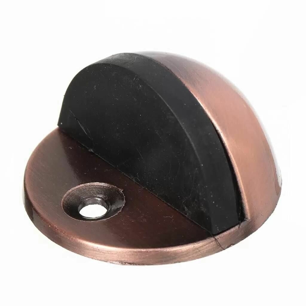 Дверной стоппер TRODOS упор напольный, высота 24 мм, медь