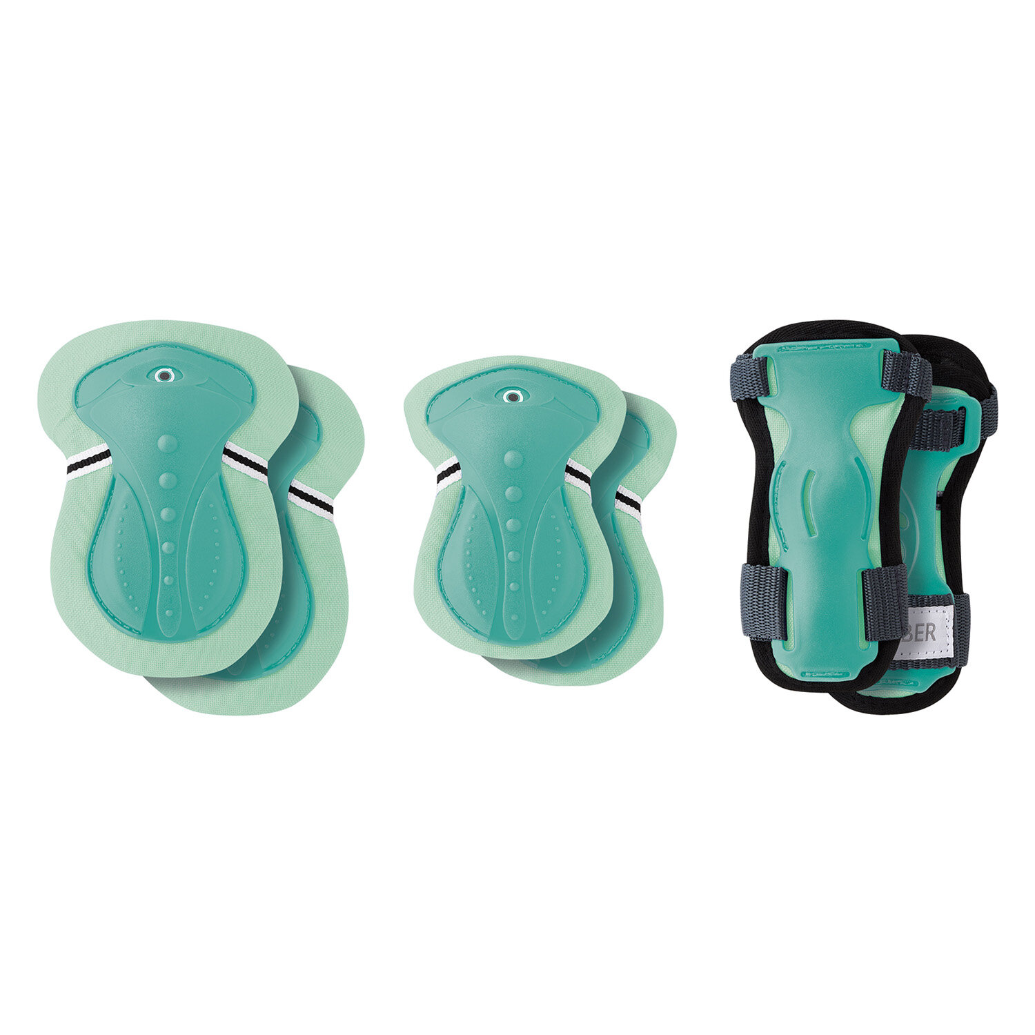 Защита для роликов (3 элемента) Globber Junior Protective Мятный (US: XS)