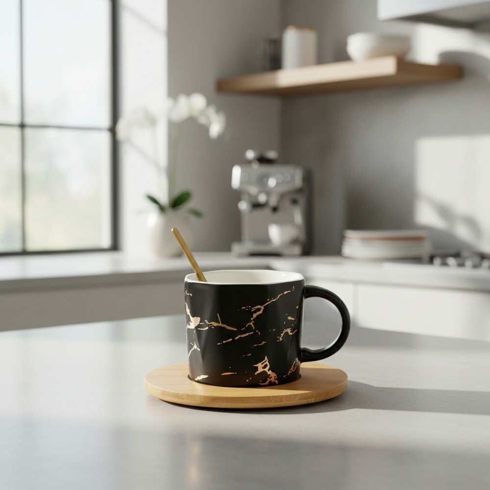 Чайная пара Мрамор MUG-400/2 Art East Россия