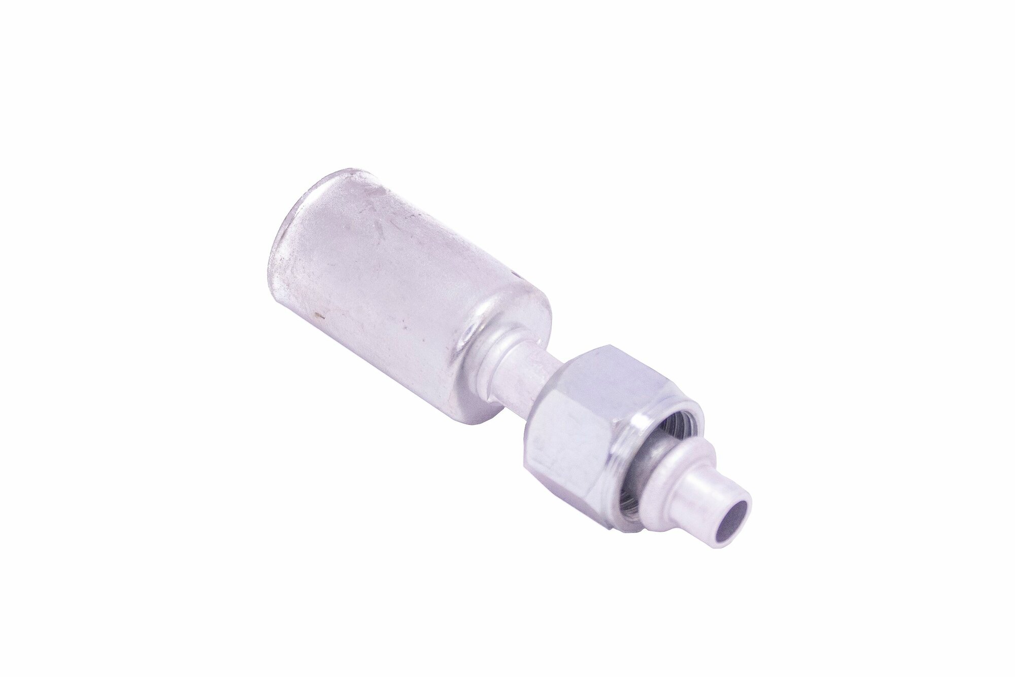 Фитинг G6 (8мм) 180 O-RING (алюминий) со стаканом