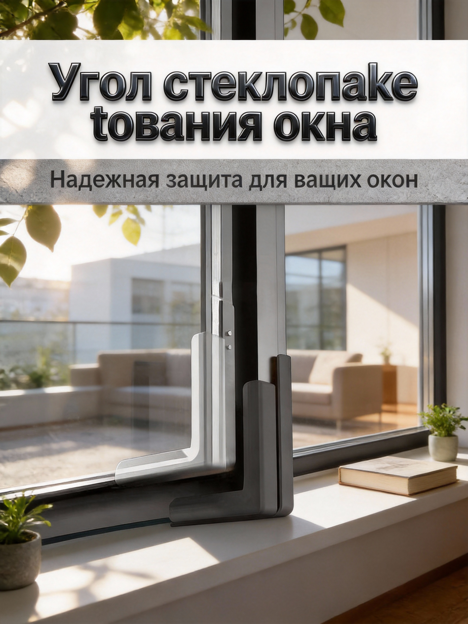 Силиконовый защитный уголок для окна, самоклеящаяся накладка на острые углы окна комплект 4 шт мини и стандартный тип серый черный оранжевый