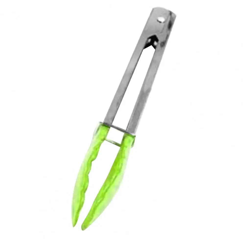 Металлические силиконовые щипцы для барбекю 18 см Зеленый, Green