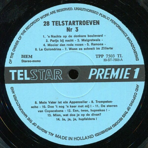 28 Telstar Troeven *3* — фото 1