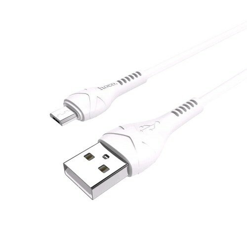 Кабель USB для microUSB 1м, 2,4А, белый*************************