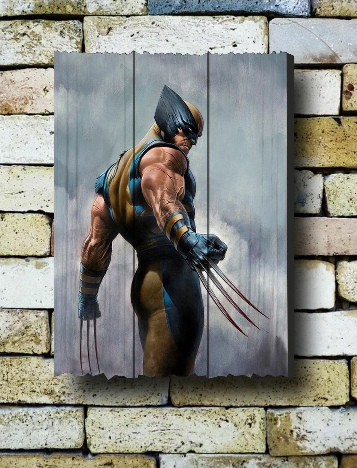 Картина на досках Росомаха 10 wolverine