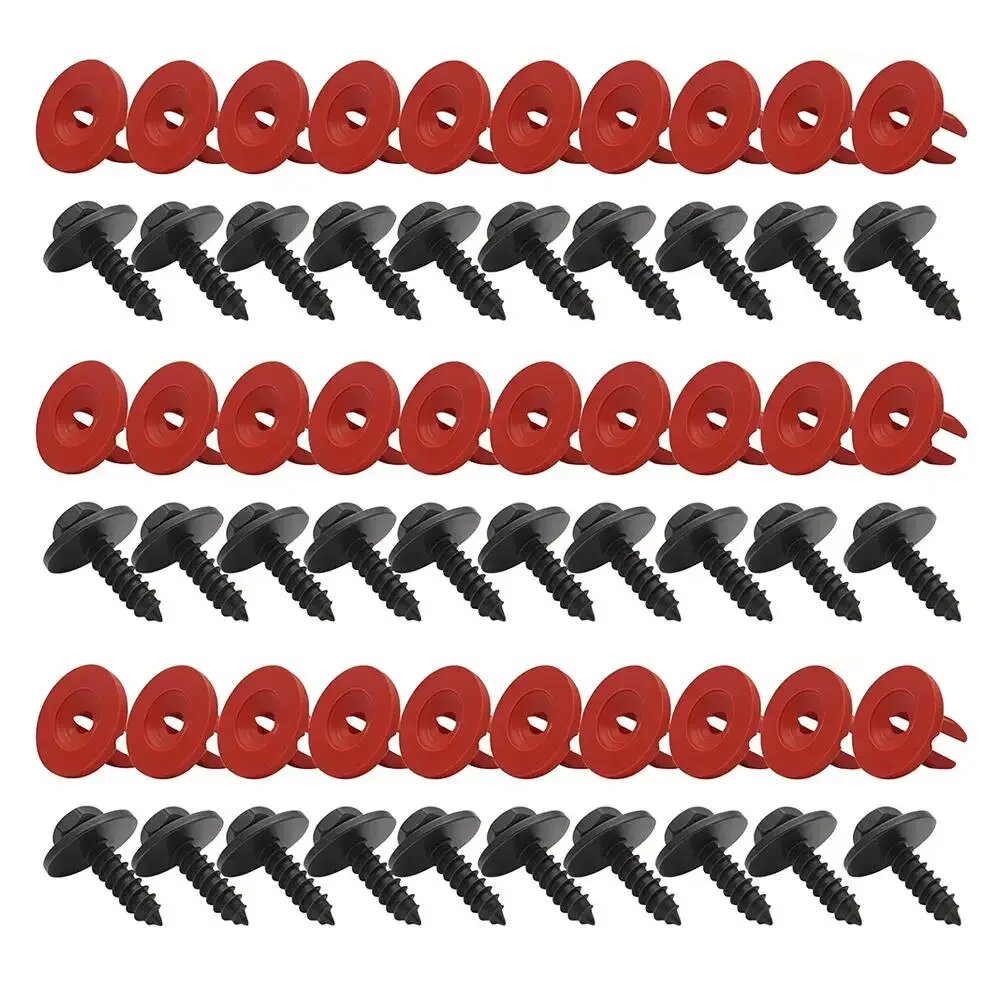 Клипсы для защиты днища двигателя, винты, 20/60 шт, 60pcs