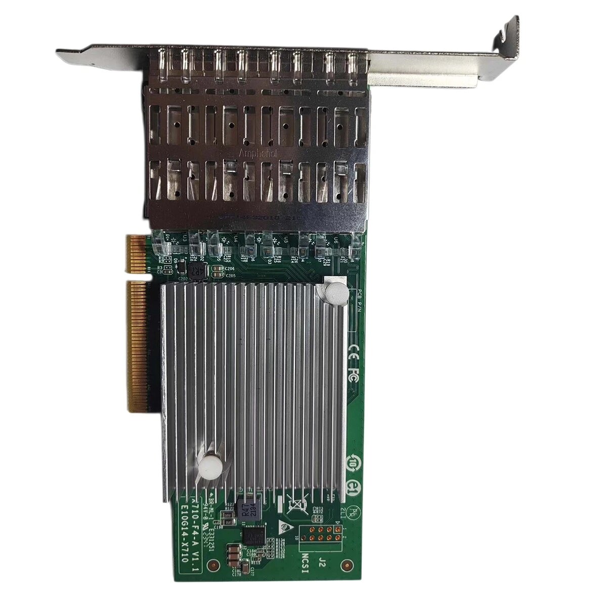 Intel X710-DA4 10G сетевой адаптер 4 порта, full height