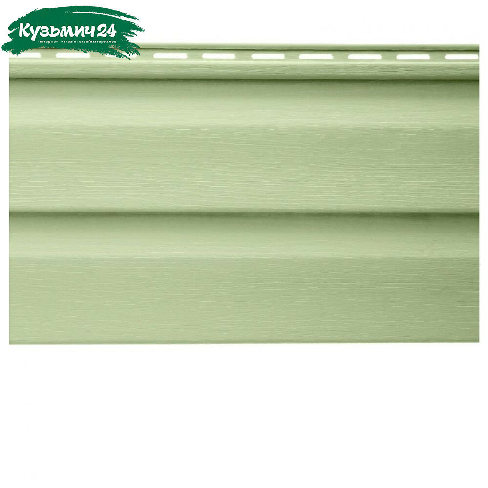 Сайдинг панель 3.66 м винил салатовая, 2 шт.