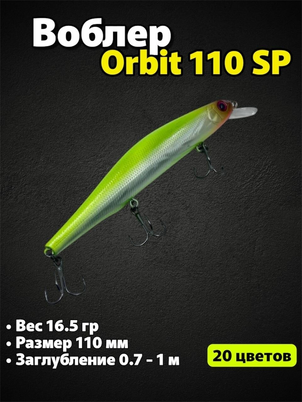 Воблер Zipbaits Orbit 110 SP 110mm/16.5g/0.8-1.0m # 3