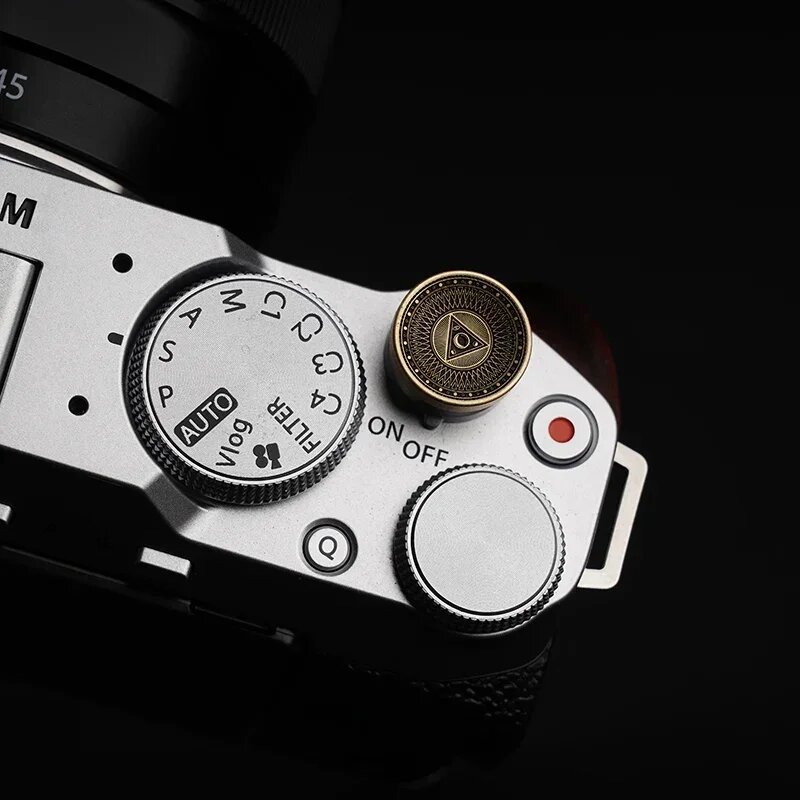 Латунная кнопка спуска затвора OLOEY для Nikon Df, Цвет: K