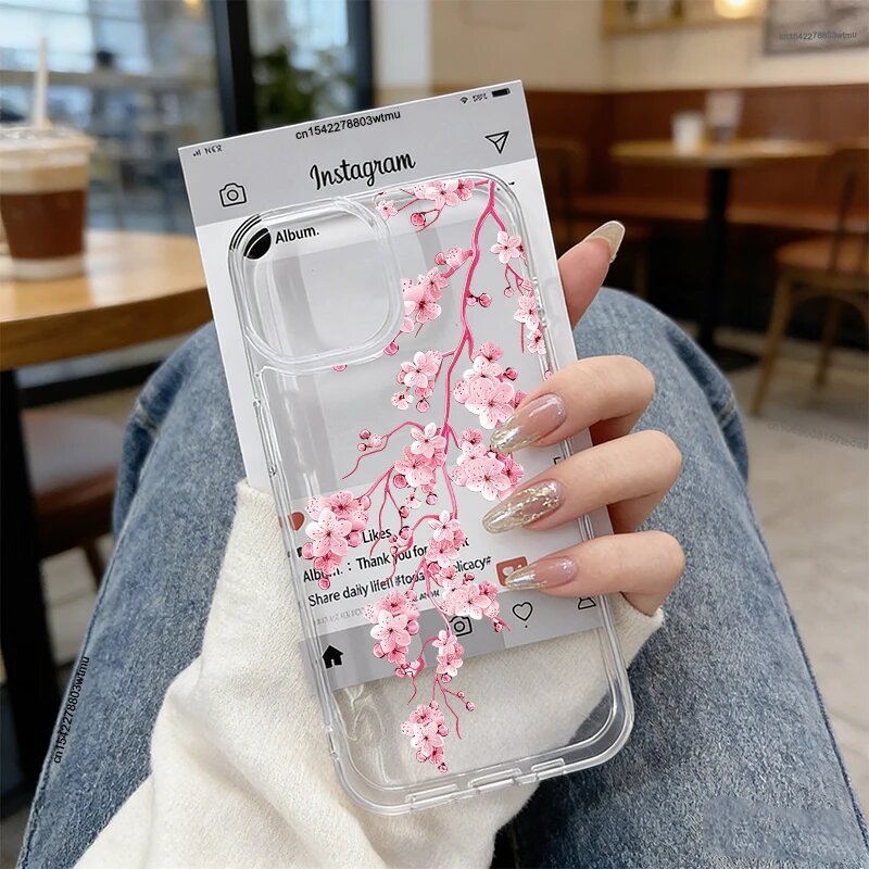 Прозрачный противоударный чехол для iPhone 17 Pro 16 15 14 13 12 11 XS Max XR 7 Айфон 15, style 4