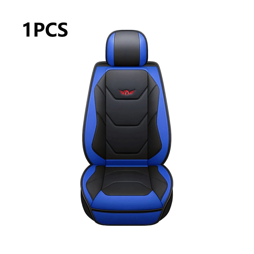 Кожаный Чехол На Автомобильное Сиденье Для Ford Focus 2 MK1 MK3 Mondeo MK4 Fiesta MK7 Blue, Синий