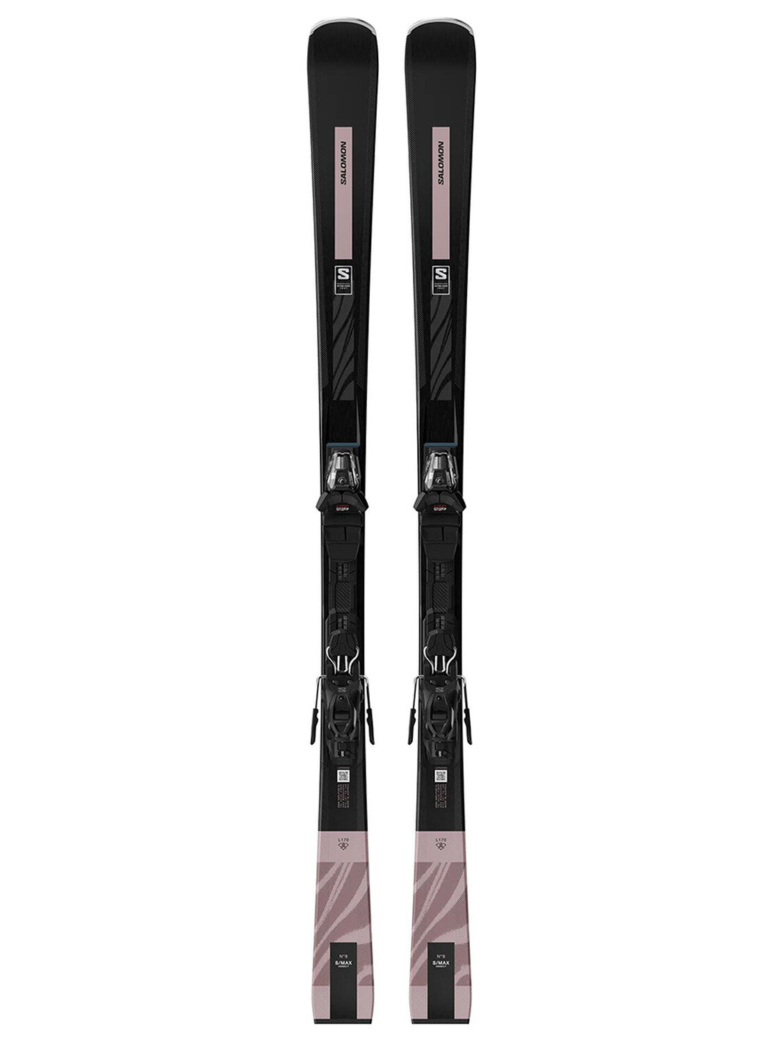 Горные лыжи с креплениями Salomon S/Max №8 + M10 GW 25/26 , для женщин , Черный