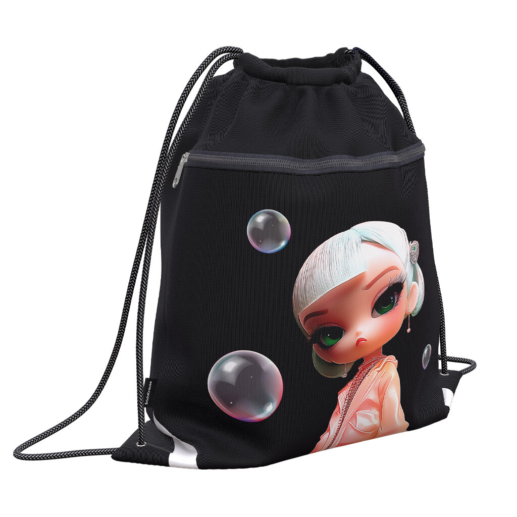 Сумка для обуви 1отд. 41х50см Bubble Girl с карманом на молнии ERICH KRAUSE 64945 (жен)