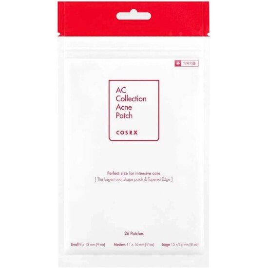 Антибактериальные патчи от прыщей Cosrx AC Collection Acne Patch, 26 патчей