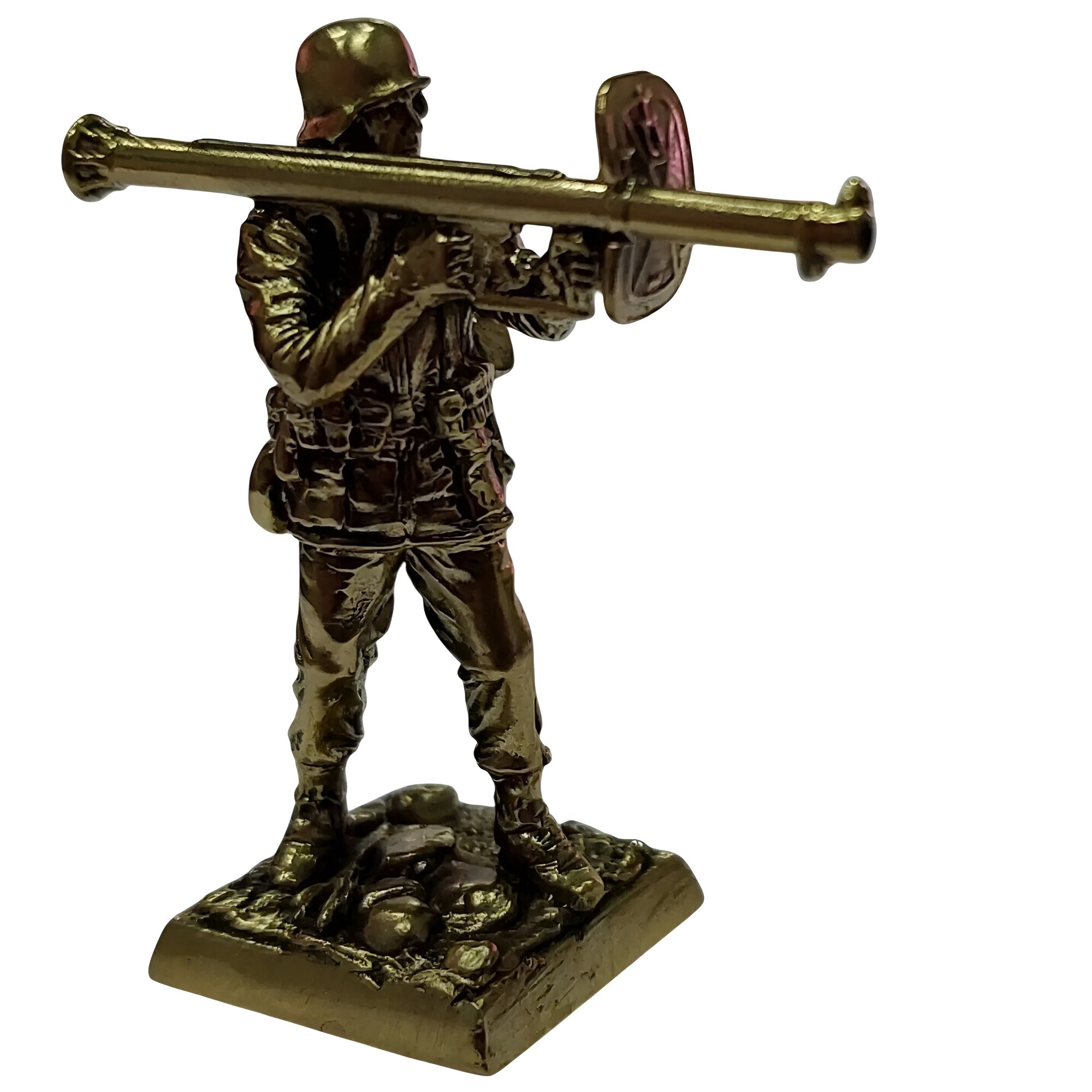 Бронзовая статуэтка Гранатометчик с Panzerschreck (Вермахт 1944 года)