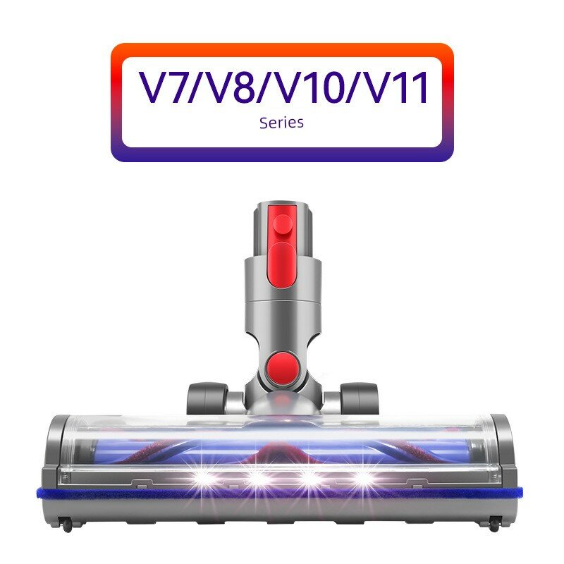 Подходит для аксессуаров для пылесосов Dyson, насадка-щетка V6V7V8V10V11V15, электрическая щетка для пола, мягкий валик