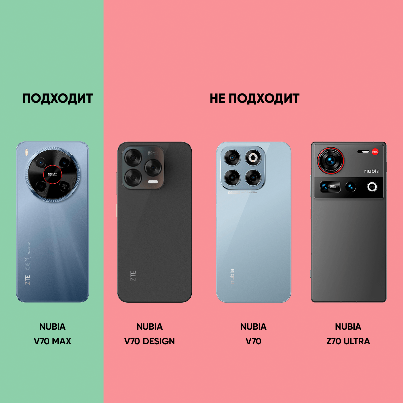 Чехол для Nubia V70 Max — фото 1