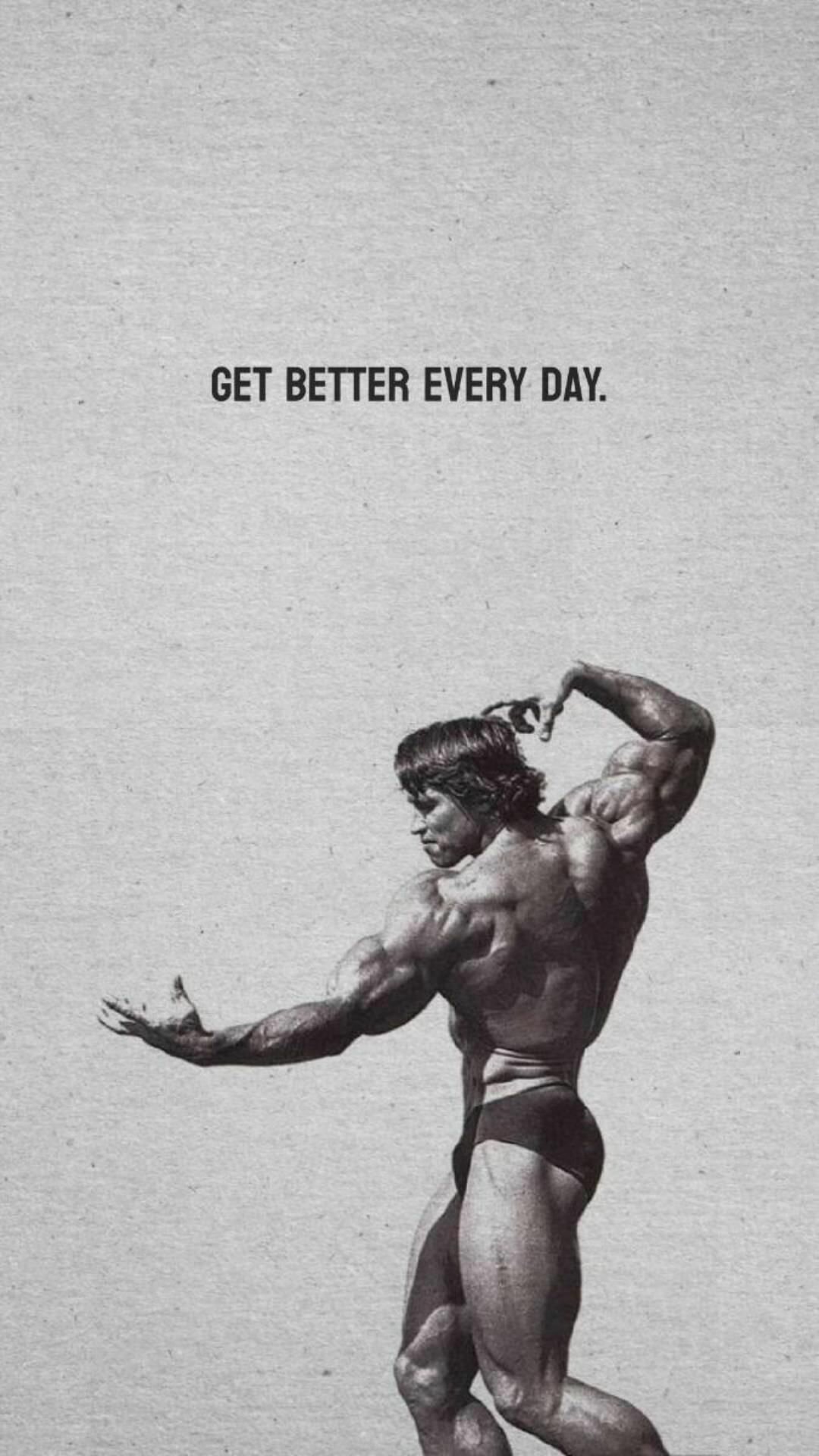 Постер "Get better every day, Шварц" из коллекции "Мотивация" А4