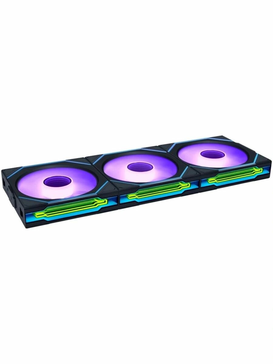 Вентилятор Lian Li Uni Fan SL-INF Wireless 120 3шт, 120мм, 4-pin, 2300об/мин, 29.2 дБ, ARGB, черный, Ret g99.12slin1w3b. r0