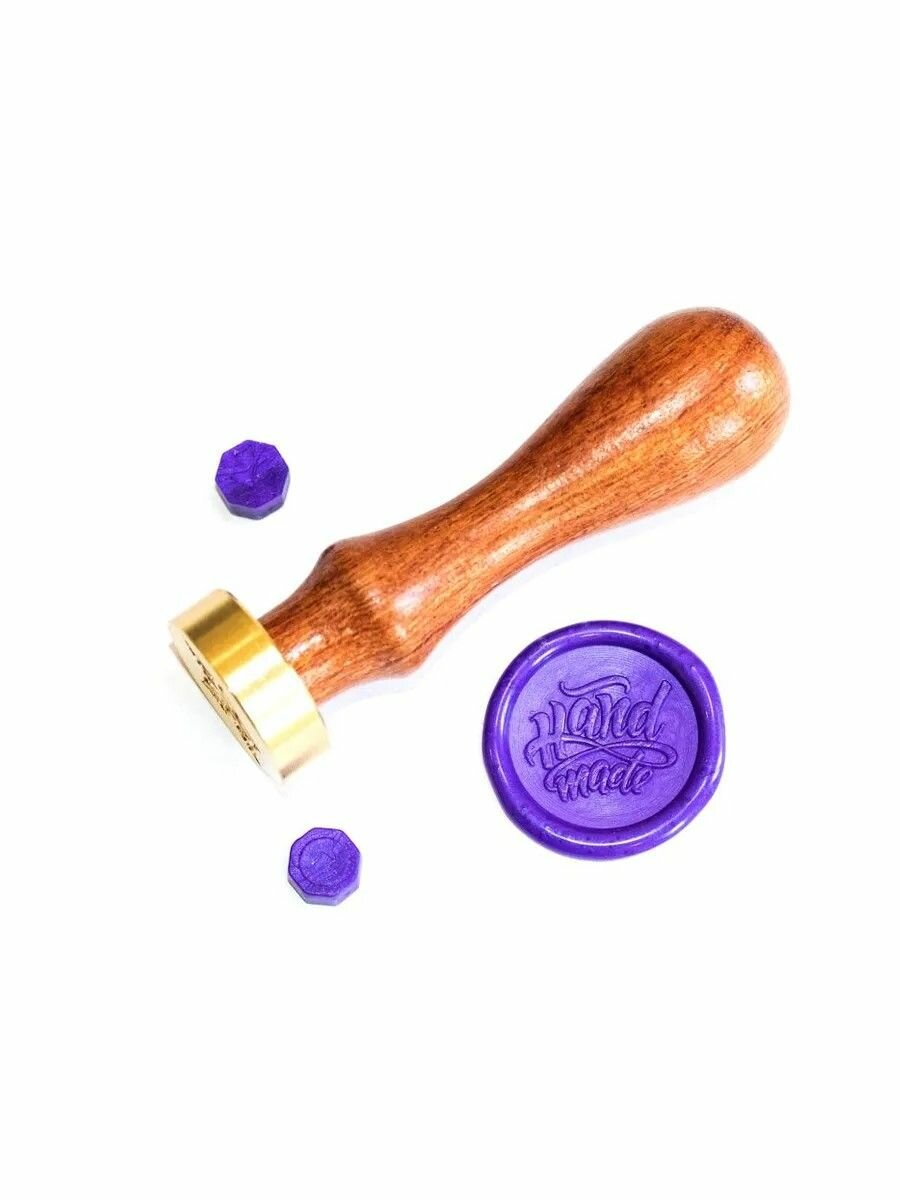 Сургучная печать "Hand Made" (Хендмейд), 24 мм