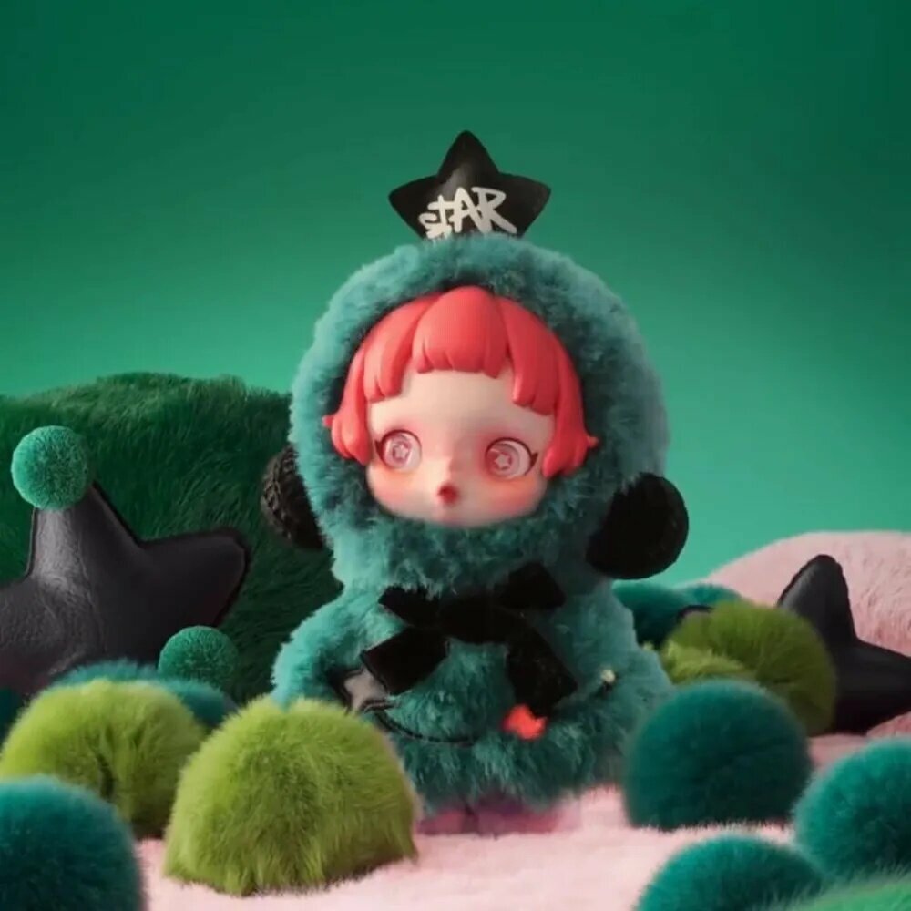 Игрушка-брелок Лабубу SKULLPANDA , 1 шт