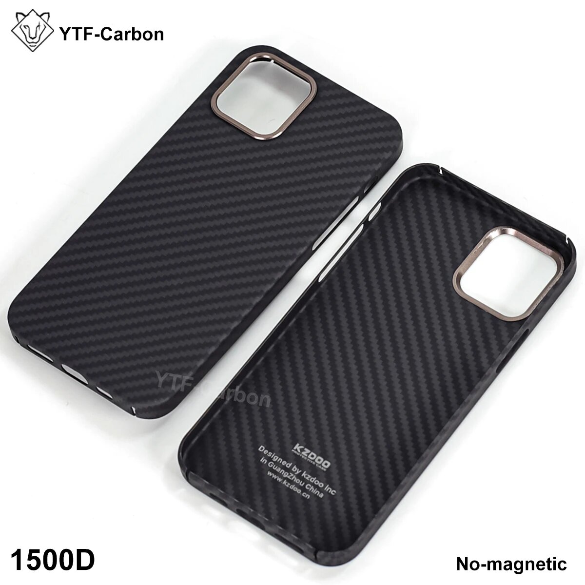 Чехол YTF-Carbon из настоящего углеродного волокна для iPhone 12 Pro Max, ультратонкий чехол из арамидного волокна с защитой от падений для iPhone 12 Pro.
