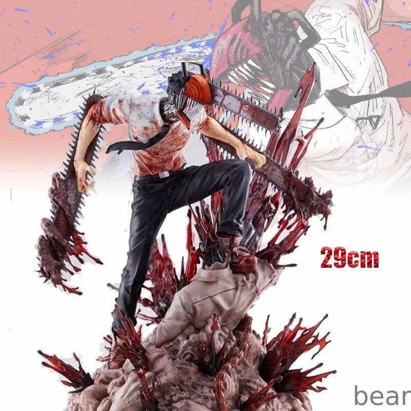 Шарнирная коллекционная фигурка HMTYQNB: Фигурка игрушечной бензопилы Chainsaw man