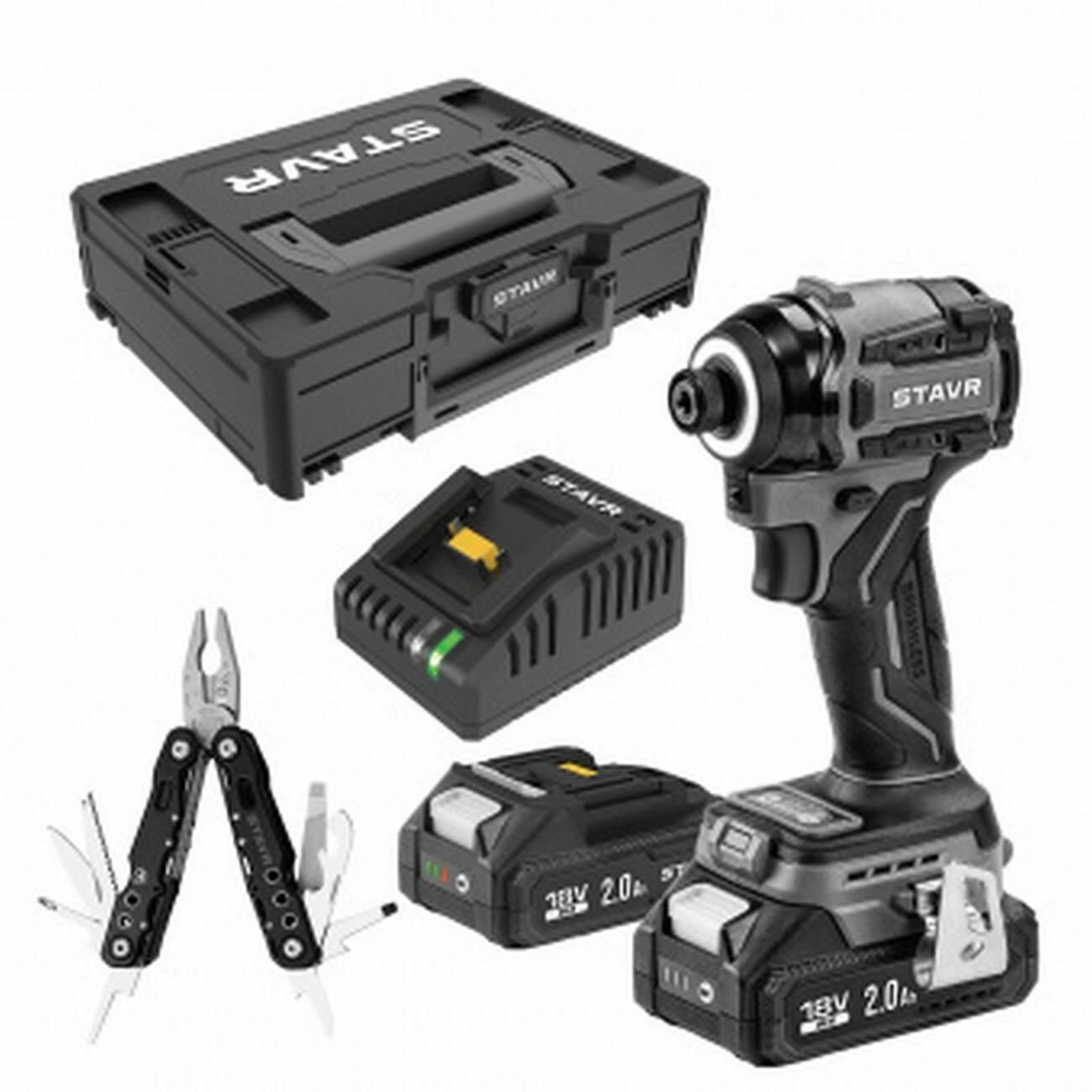 Шуруповерт аккумуляторный STAVR SID 18BL-200V-2K