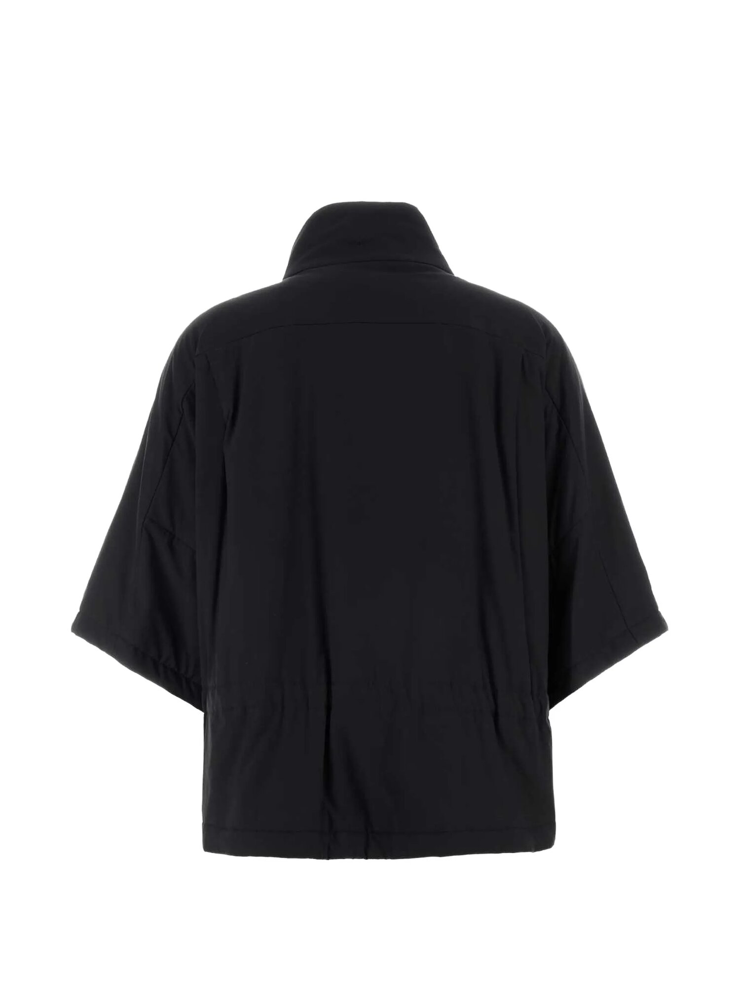 Куртка Herno High-neck short-sleeve jacket, размер S, black/black — фото 1