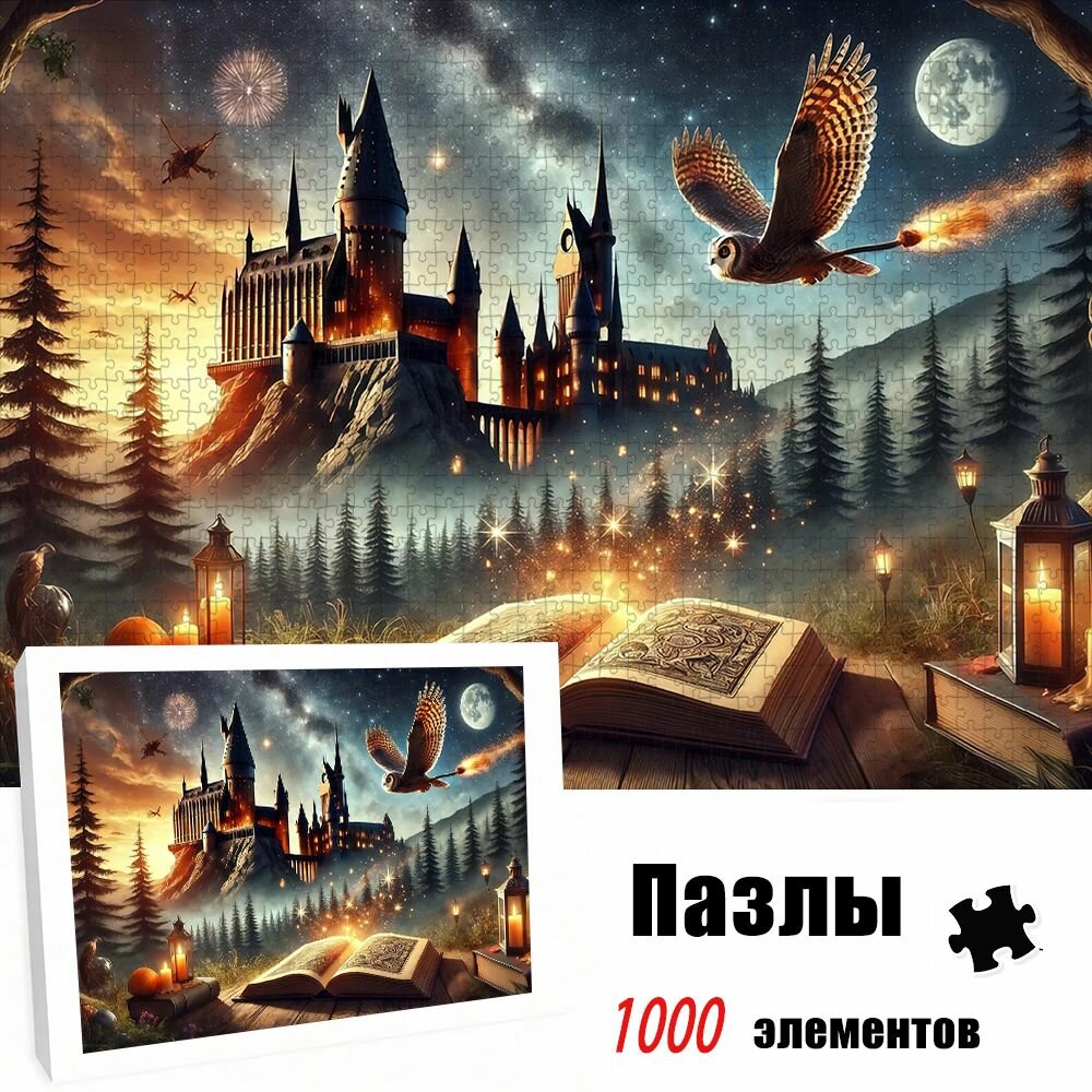 Пазл Гарри Поттер 1000 элементов, для взрослых и детей, подарок на праздник и день рождения