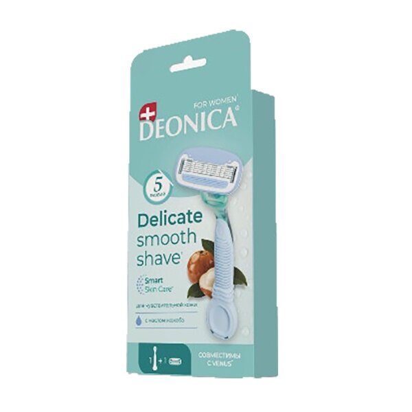 Бритвенный станок Deonica 3 For Women со сменной кассетой