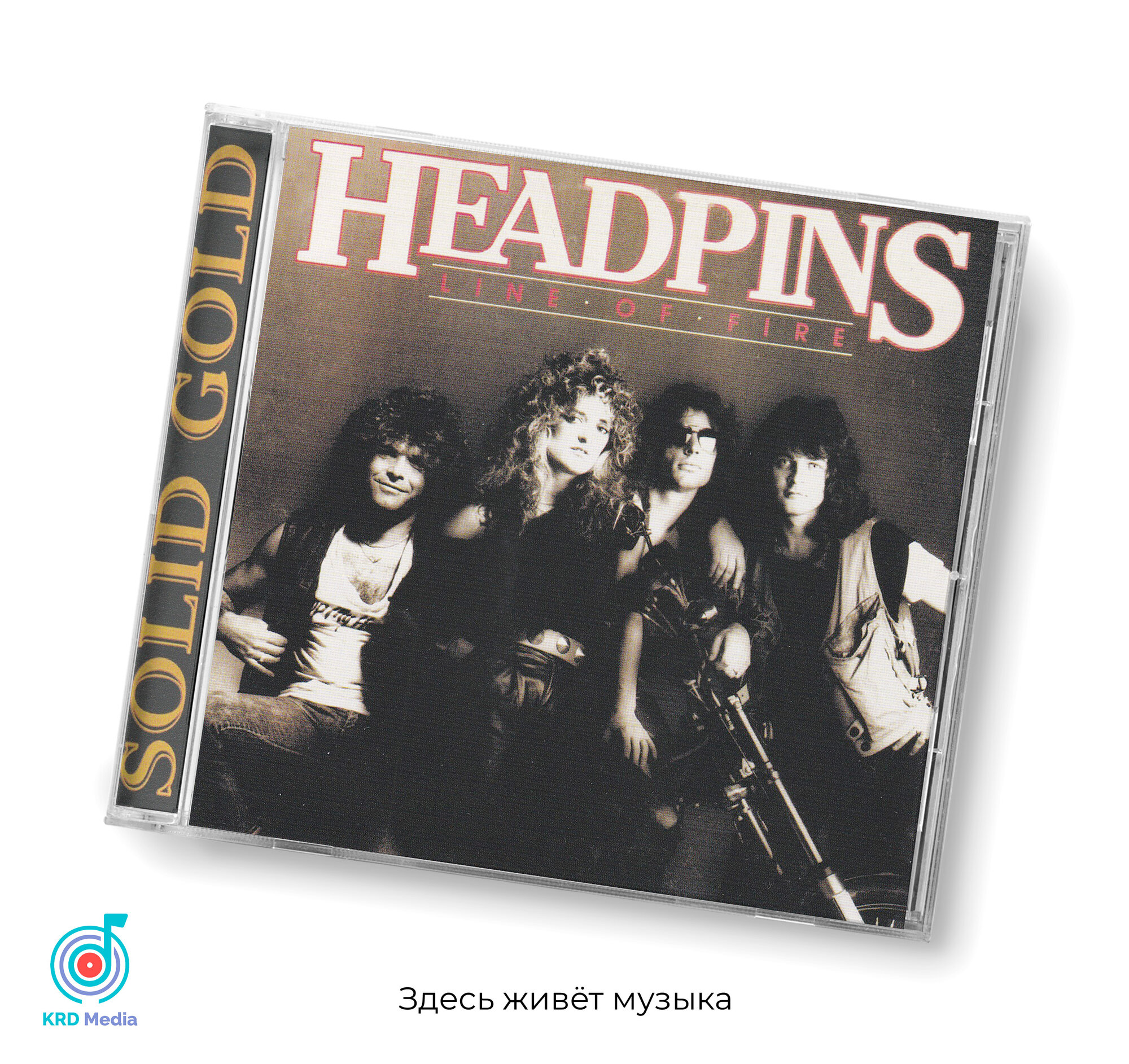 Headpins - Line on fire, 2002, 4-page, CD-Аудио