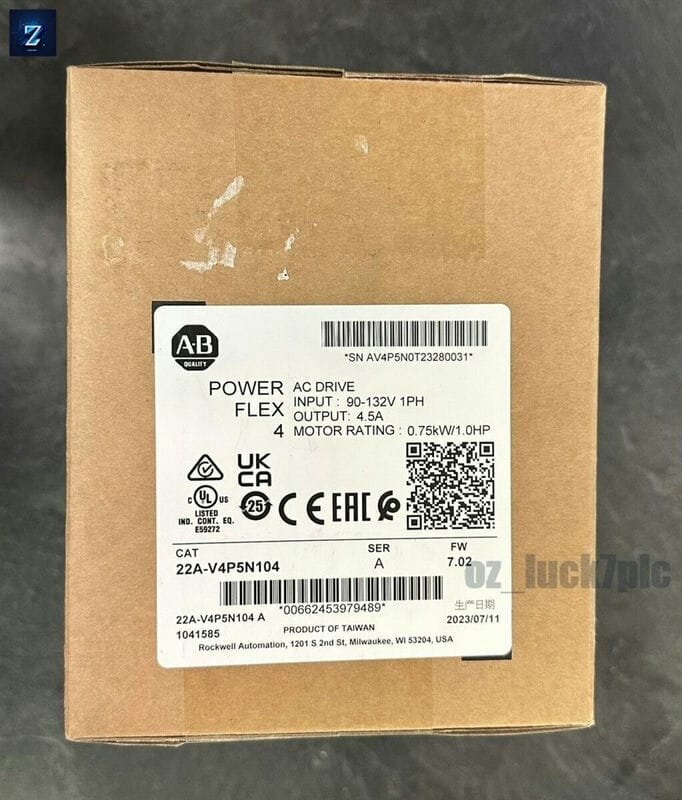 Модуль Allen-Bradley 22A-V4P5NIO4 22A-V4P5N104/A 22A-V4P5NI04 22A-V4P5N1O4