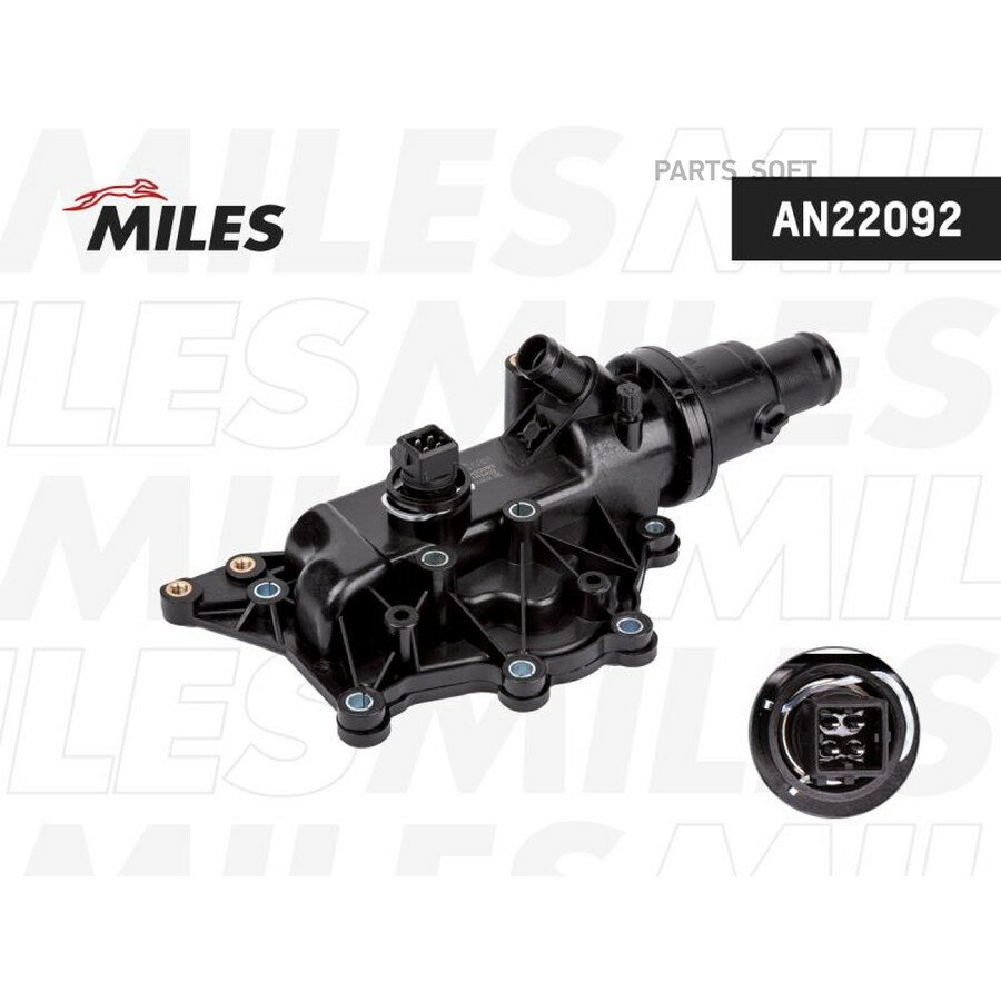 MILES AN22092 Термостат RENAULT FLUENCE (10-)/MEGANE II (02-) 1.6I AT (83°С) ()