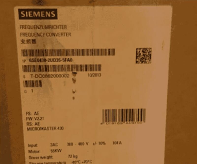 Модуль Siemens 6SE6430-2UD35-5FA0