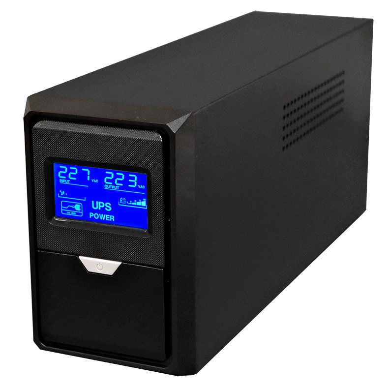 ИБП Tantos TS-UPS, синусоида, ЖК-экран, 2 розетки, встроенный аккумулятор, 650/360