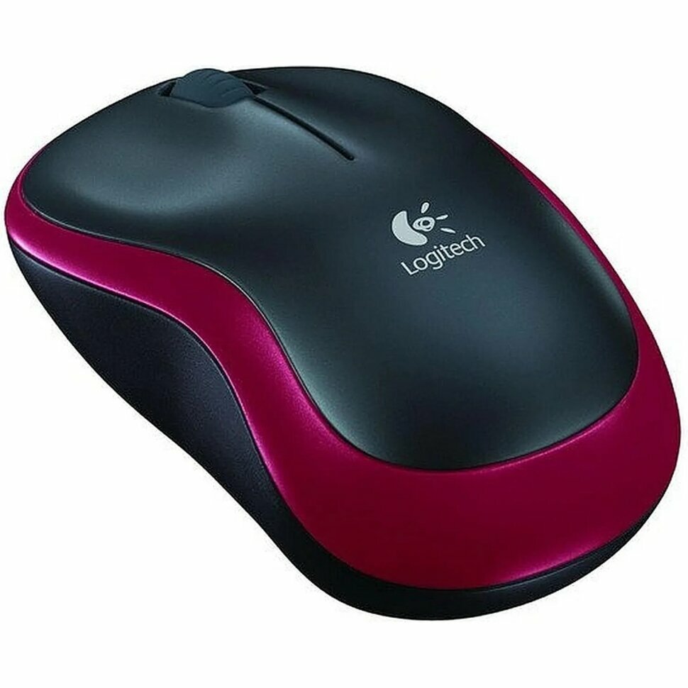 Мышь компьютерная Logitech Wireless Mouse M185RedUSB(910-002240/910-002633), 1594552