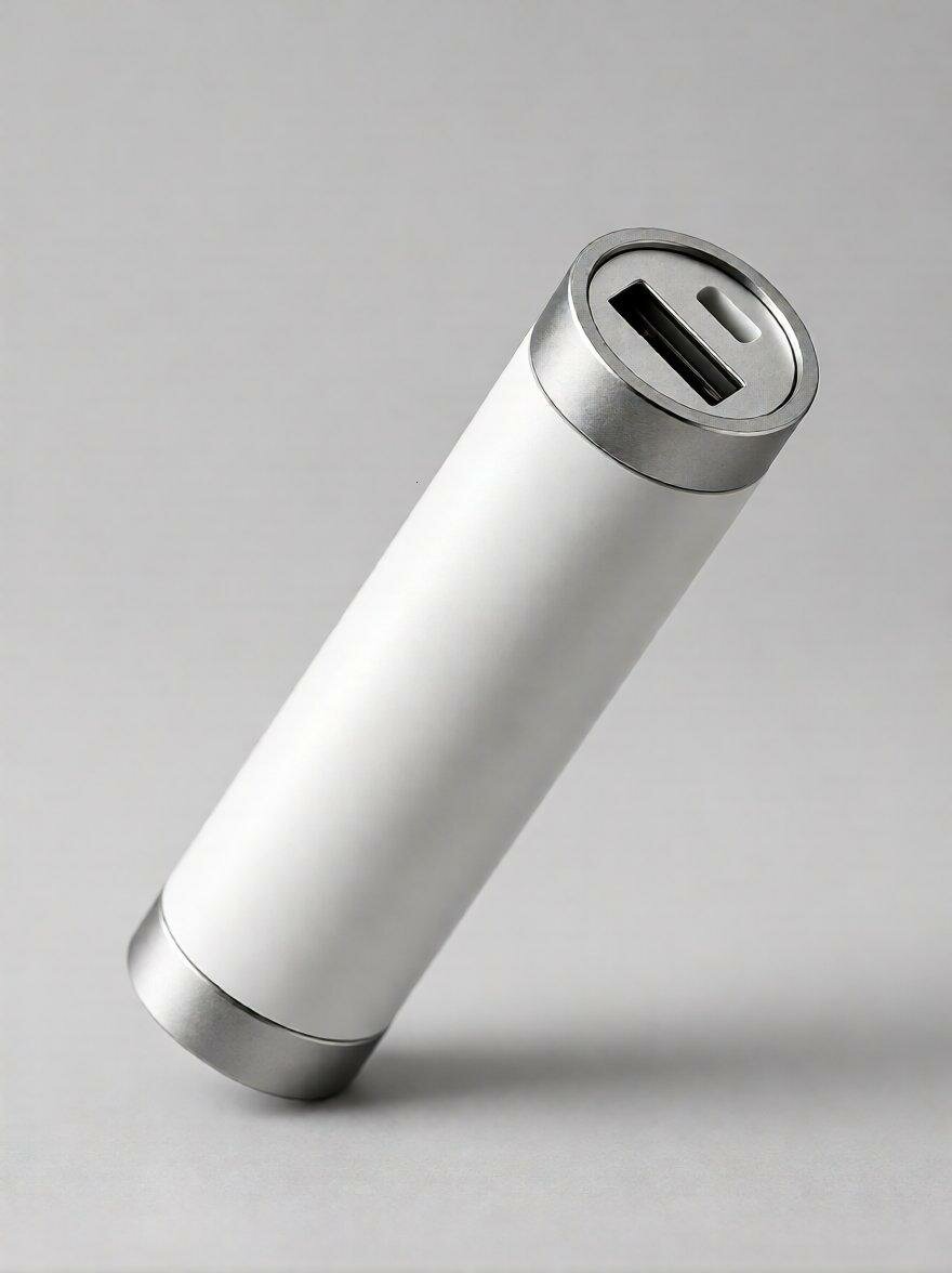 Портативный USB-пауэрбанк, Серебро