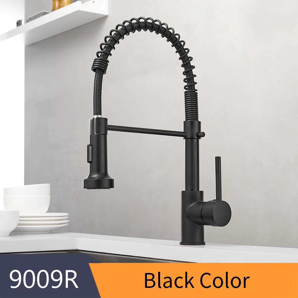 Смеситель кухонный WANFAN 9009R Black