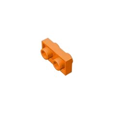 Оранжевые строительные блоки Gobricks GDS-1581, цвет 021