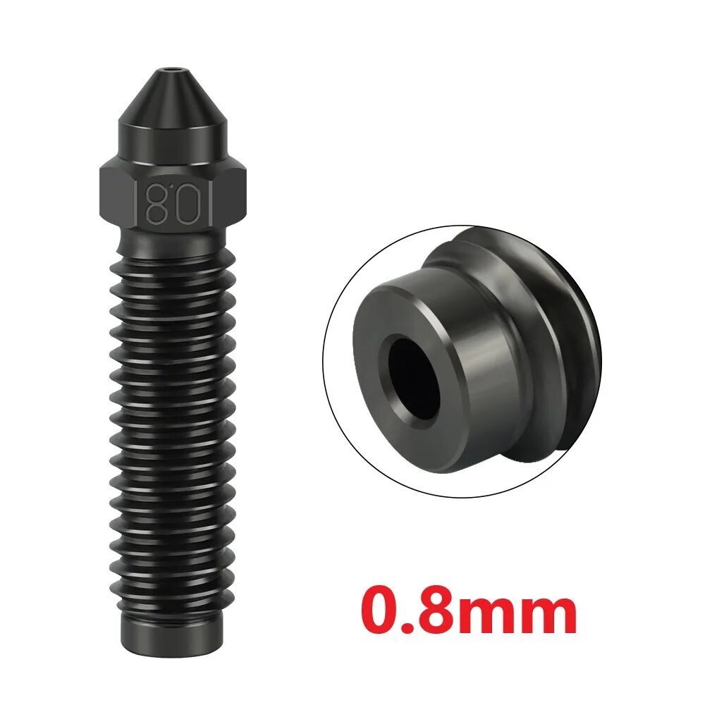 Насадка для форсунки 0.8 мм Elegoo Carbon, 3 шт.
