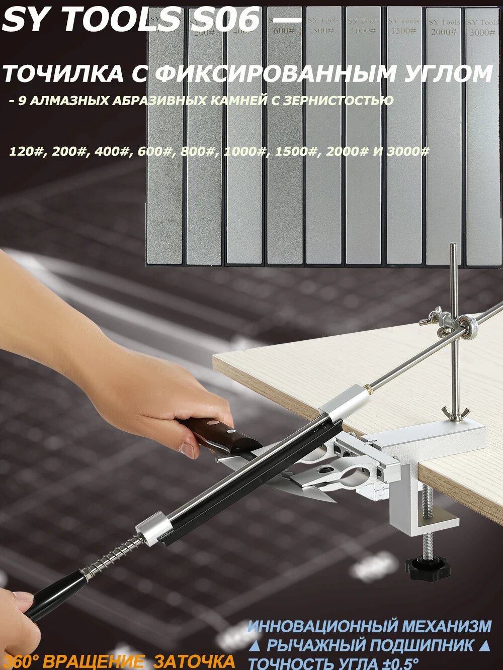 Точилка для ножей SY Tools S06 Pro Set H
