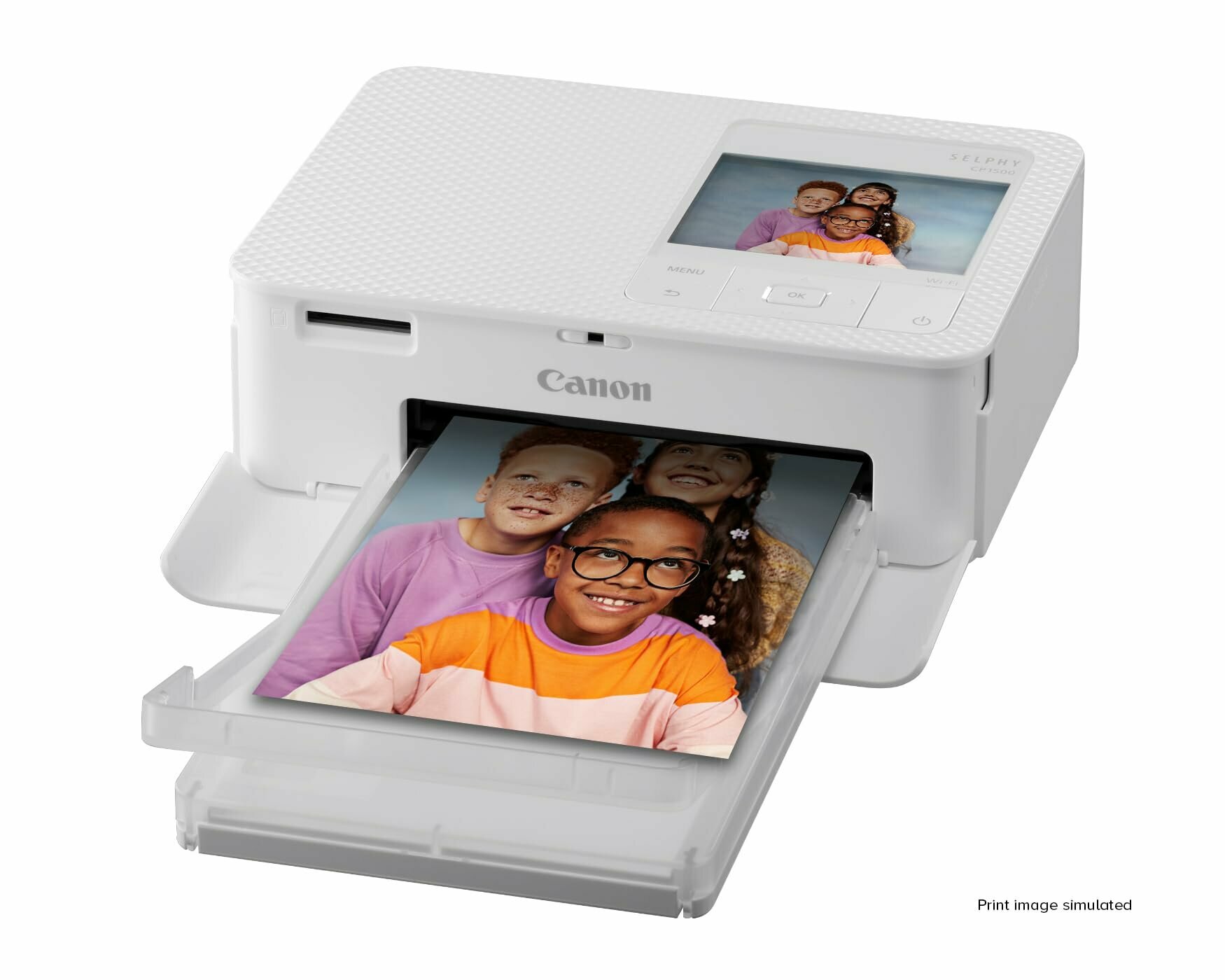 Мини-фотопринтер Canon Selphy CP1500 white-Беспроводное соединение, Портативный /офисный /дорожный