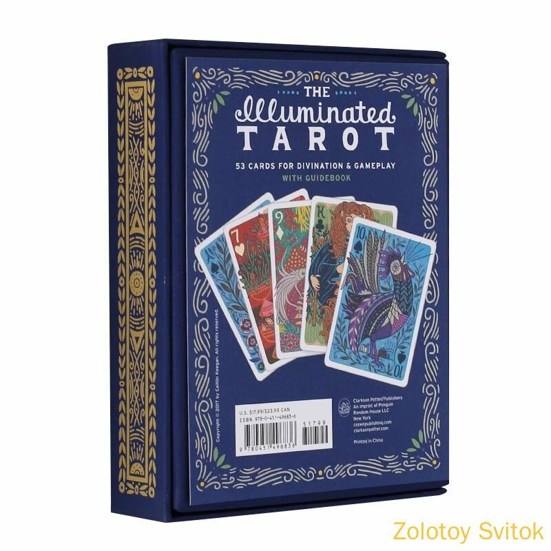 Набор гадальных карт "Tarot Book", английский язык, качественные материалы — фото 1