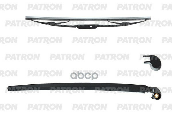 Рычаг стеклоочистителя задн. со щеткой AUDI: A6 (C6) 2004-2011, Allroad quattro 2006-2012 PATRON арт. PWA028K