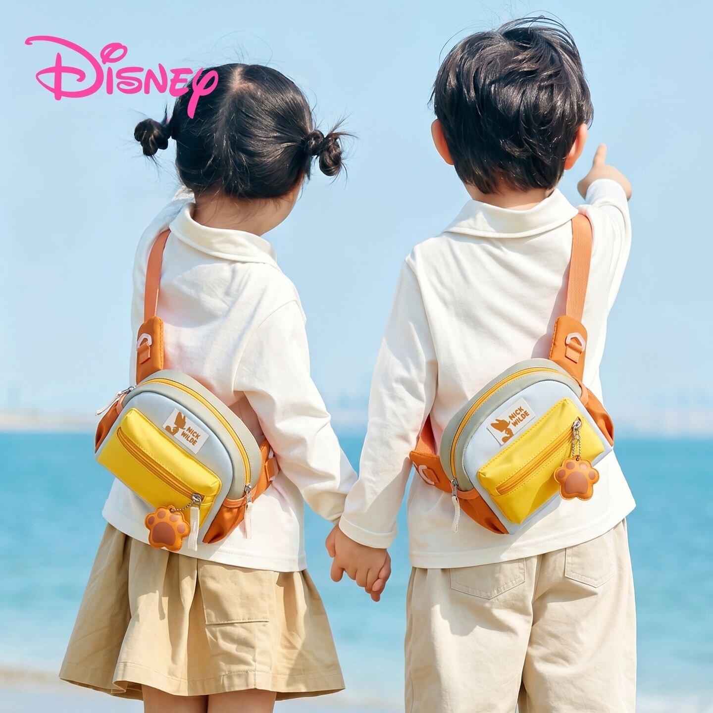 Сумка Disney, фактура стеганая, Желтый — фото 1